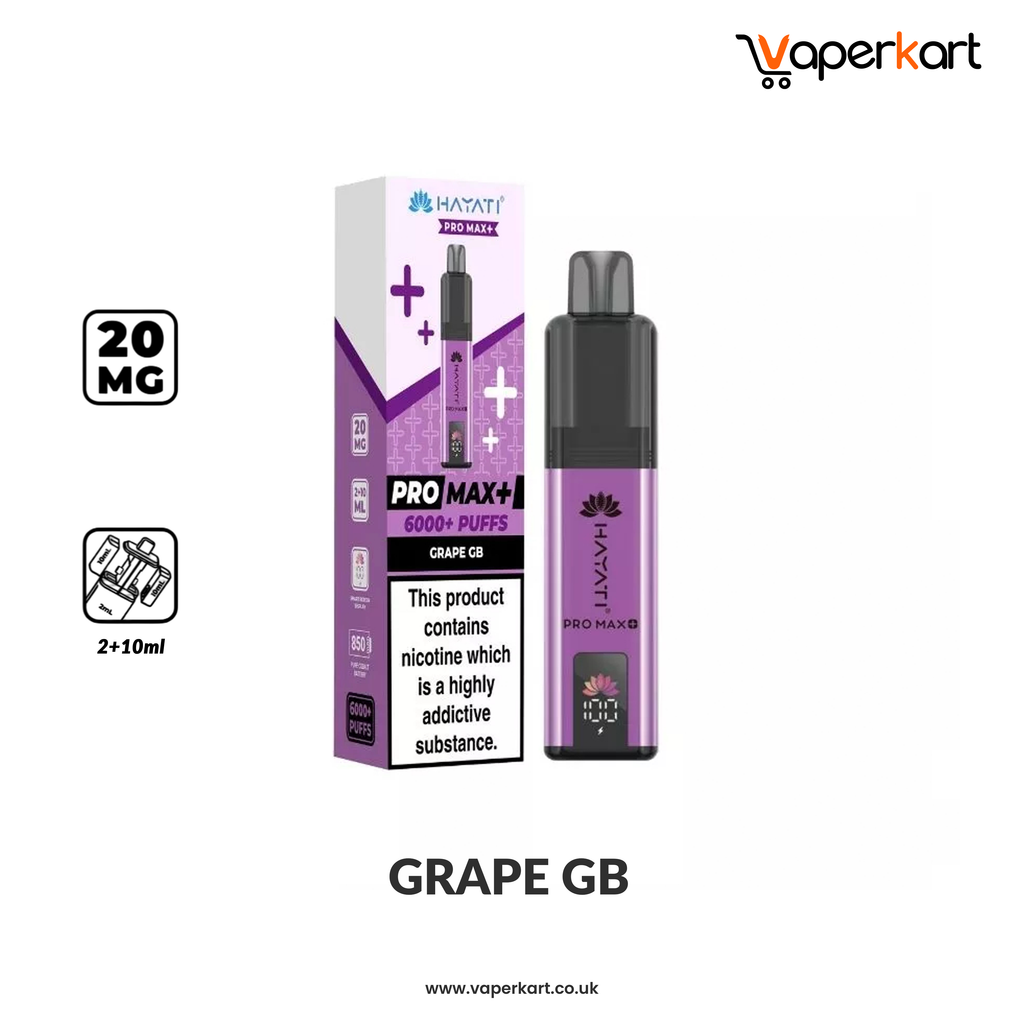 Hayati Pro Max Plus 6000 Vape Kit – Vaper Kart